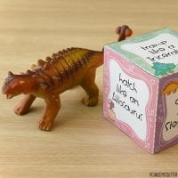 Gross Motor Dinosaur Action Cube