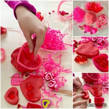 Valentine's Day Playdough Station