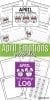 April Emotions Printables for Kids