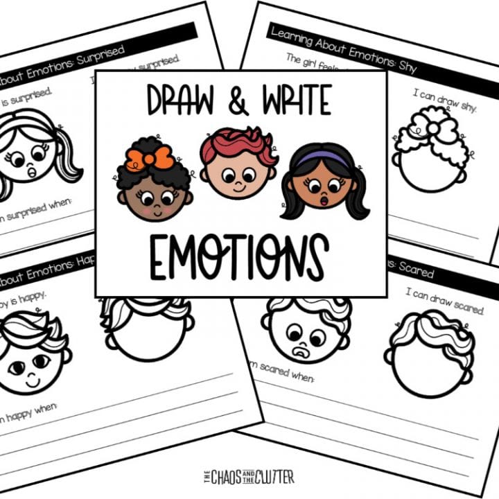 Draw & Write Emotions - The Chaos and the Clutter