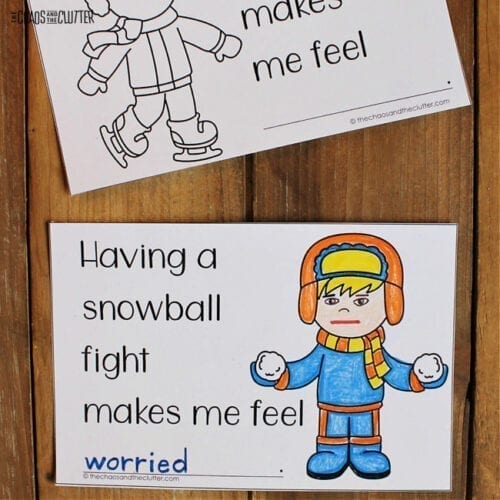 My Spring Feelings Mini Book for Kids